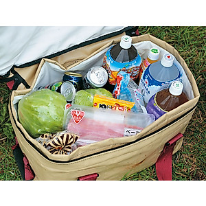 Snow Peak Soft Cooler 38 - Keeps Drinks Cold and Food Fresh - 10 Gal, 19 x 12.5 x 12.5 in