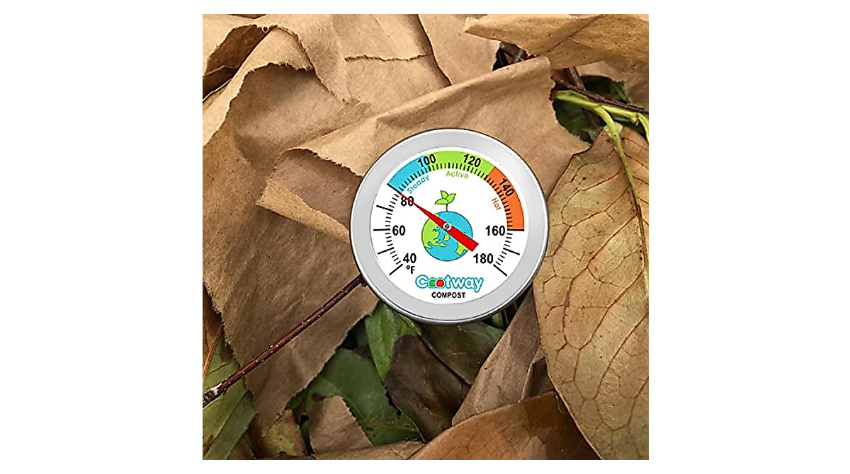 Accurate Backyard Compost Thermometer - 5" Stem