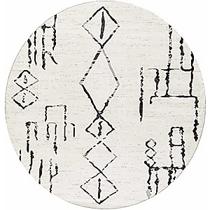 Hauteloom Maguyam Living Room, Bedroom Machine Washable Area Rug - Black, Gray - 9'3" x 12'