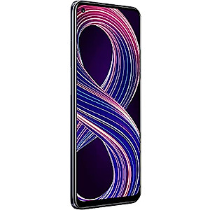 realme 8 5G + 4G Volte GSM Unlocked Global USA Latin Europe Octa Core 48MP Triple Camera (NOT Verizon/Boost/CDMA) (Black Supersonic, 128GB+4GB)