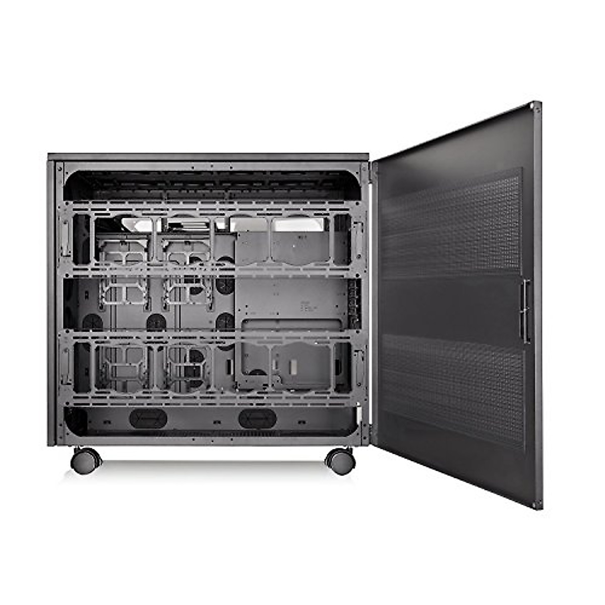 Thermaltake Core W200 Dual System Capable Extreme Water Cooling XL-ATX Fully Modular/Dismantle Stackable Tt Certified Super Tower Computer Case CA-1F5-00F1WN-00 Black