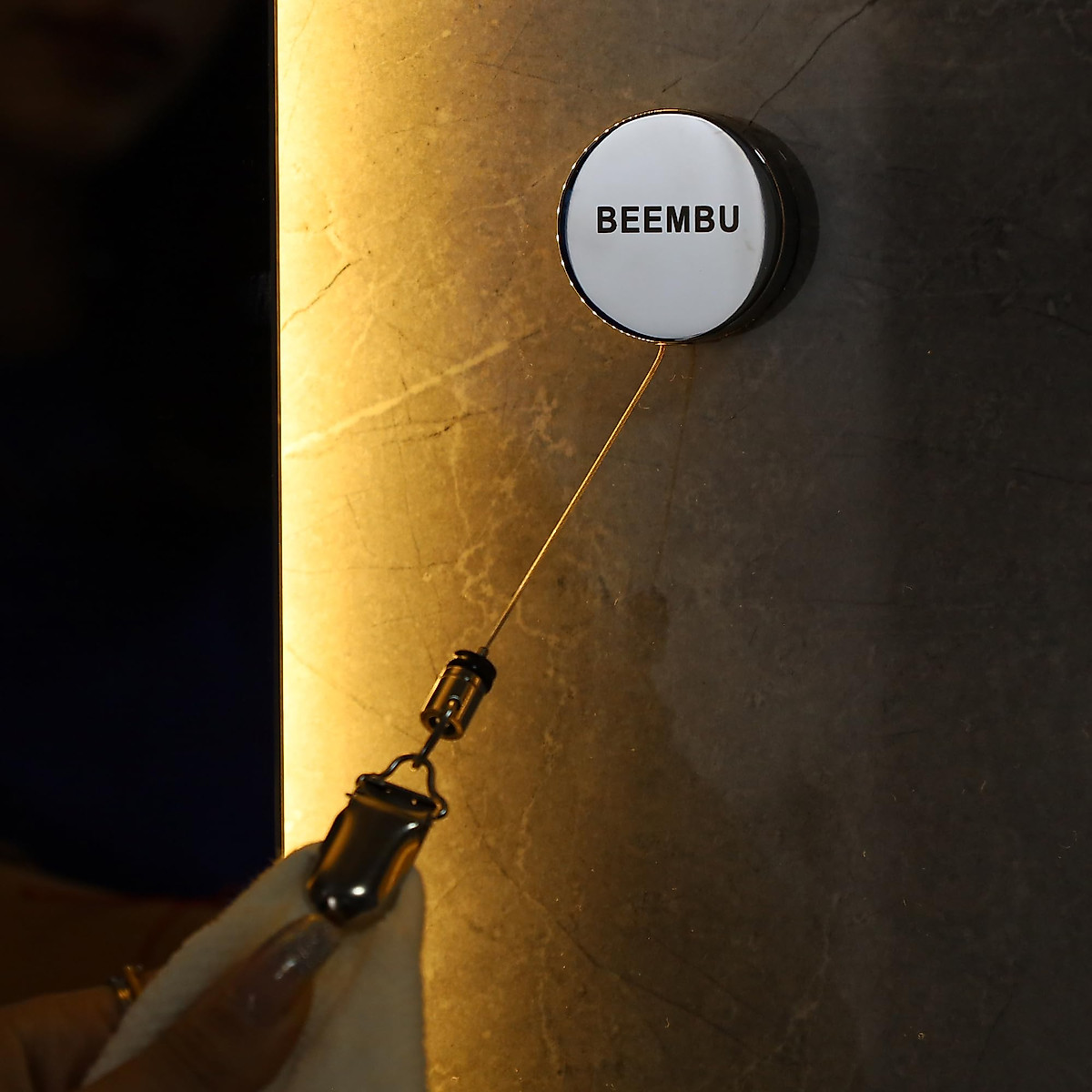 Towel Racks for Bathroom – Retractable and Extendable Towel Holders – 3M Adhesive Stainless Steel Towel Hangers – Wall-Mounted Bathroom and Kitchen Towel Organizers (1)