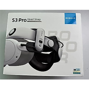 BOBOVR S3 Pro Battery Strap Accessories,Head Air Cooling System and 10000mah Hot-swappable Battery Pack,Compatible with Meta Quest 3/Quest 3S