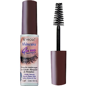 Prosa 4 en 1 Cafe Mascara Formula Contra el Agua con efecto Alargador de Pestanas Brown Colored Lengthening Waterproof Mascara