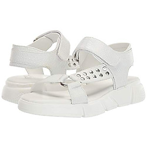 Dirty Laundry Women's Align Sandal, White, 6.5 M US