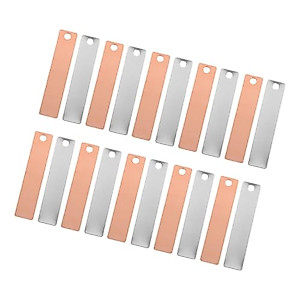Toyvian 8 Pairs Battery Electrode Sheet Batteries DIY Fruit Battery Materials Copper Strip Battery Experiment Materials Electrode Materials Electrode Strip for Experiment Copper Plate Zinc
