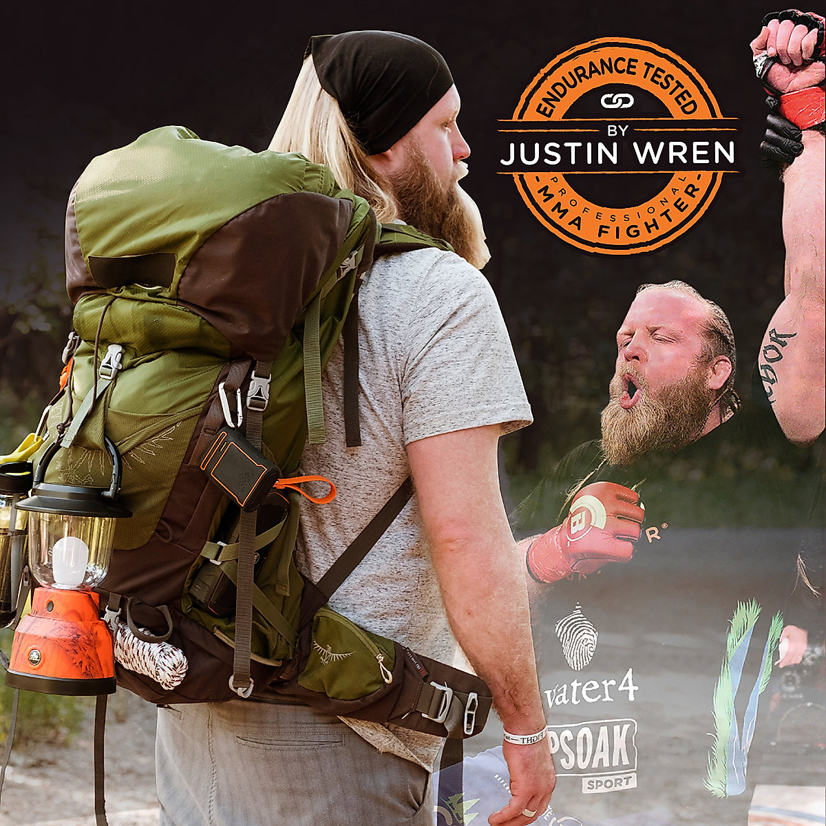 Eco Survivor EcoSurvivor LED Camping Lantern, Emergency Lantern, Battery Powered, 800 Lumens, 200 Hour Run Time, Gray, Ideal for Hiking, Outdoors, Emergency, Hurricane and Storm, 39616