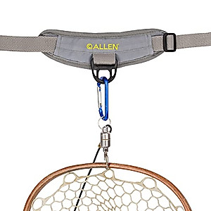 Allen Company Fall River Fly Fishing Chest Pack - Fits up to 2 Tackle/Fly Boxes and Other Accessories - Gray/Lime