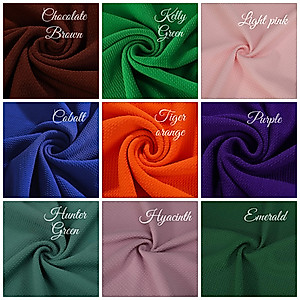 Liverpool Bullet Textured Fabric by The Yard 4 Way Stretch Solid - Yard Thick Knit Jersey Liverpool Fabric for Bows (Sunny Yellow)