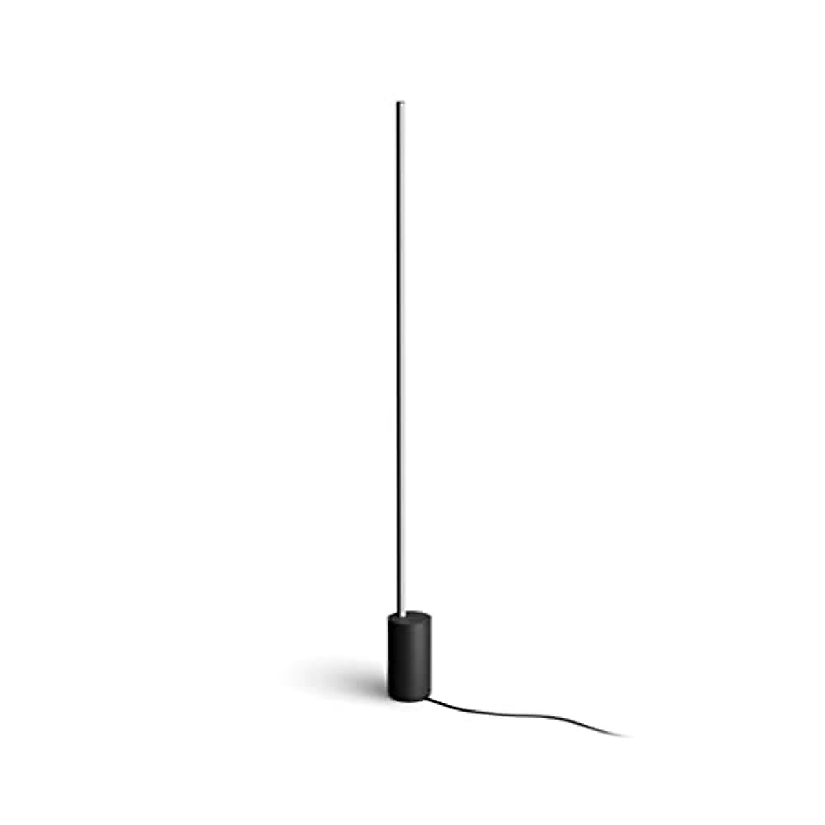 Philips Hue Gradient Signe Floor Lamp, Compatible with Alexa, Apple HomeKit and Google Assistant, Black + Philips v2 Smart Dimmer Switch and Remote, Smart Home, Philips Hue Smart Lights White