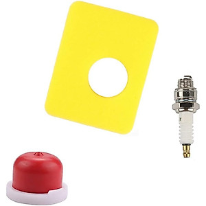 Hippotech 595660 Air Filter Cleaner Cover Replacement for Briggs Stratton Cover Air filter 799579 Kit 594281 Primer Bulb 08P602 09P602 MTD troy Bilt Engines Lawn Mower