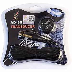 AD-35 Mini Piezo Pickup Contact Microphone Transducer with 3 Meters Cable for Acoustic Classical Folk Guitar