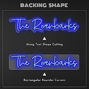 Neon Sign it was always you, Personalized Neon Lights Sign for Bedroom Wedding Birthday Party Game Room Home Wall Décor Bar Salon Business Logo Neon Light Sign(1 Line Text 40" Long)