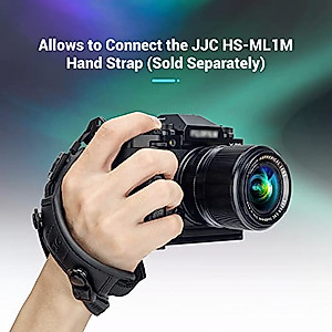 JJC Solid Metal Hand L-Shape Grip Secure Quick Release Plate L Bracket Holder for Fuji Fujifilm X-T5 XT5 XT-5 Mirrorless Digital Camera Replaces MHG-XT5 Metal Hand Grip