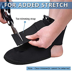 OneBrace Plantar Fasciitis Night Splint Sock - Soft Stretching Boot Splint for Aching Feet & Heel Relief，Achilles Tendonitis Foot Support Brace for Right or Left Foot（Medium）