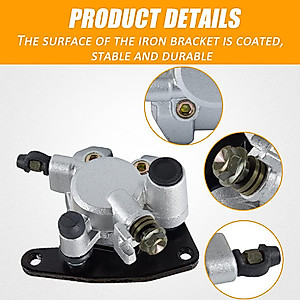 RANSOTO Front Brake Caliper Pads Set Compatible with Yamaha Banshee Grizzly Big Bear Blaster Bruin Kodiak Raptor Warrior Bear Tracker 200 250 350 400 450 660 Replace 5LP-2580T-00-00 Right & Left