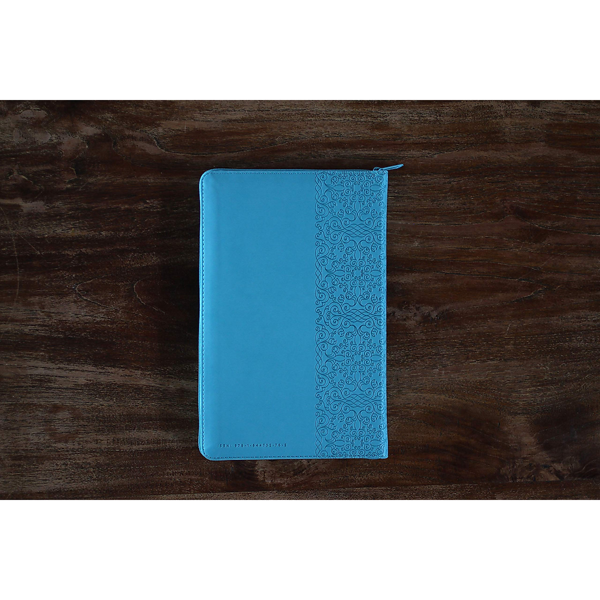 Biblia Reina Valera 1960 letra grande. Símil piel aguamarina, cremallera, tamaño manual/Spanish Bible RVR 1960. Handy Size, Large Print, Leathersoft Aqua,