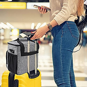 Coffee Maker Carring Bag for Keurig K-Mini or K-Mini Plus, Storage Mini Tote Case for Travel, Grey