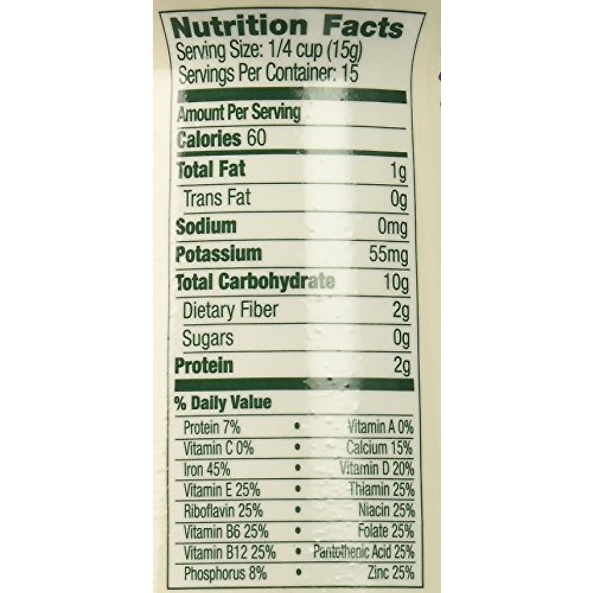 Beech-Nut Organic Oatmeal Baby Cereal Canister, 8 Ounce