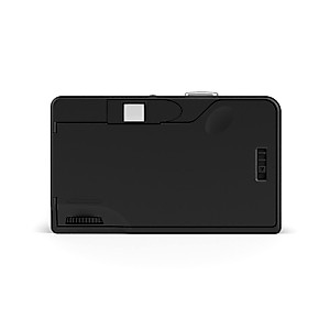 RETO Ultra Wide and Slim 35mm Reusable Daylight Film Camera - 22mm Wide Lens, Focus Free, Light Weight, Easy to Use (Charcoal)