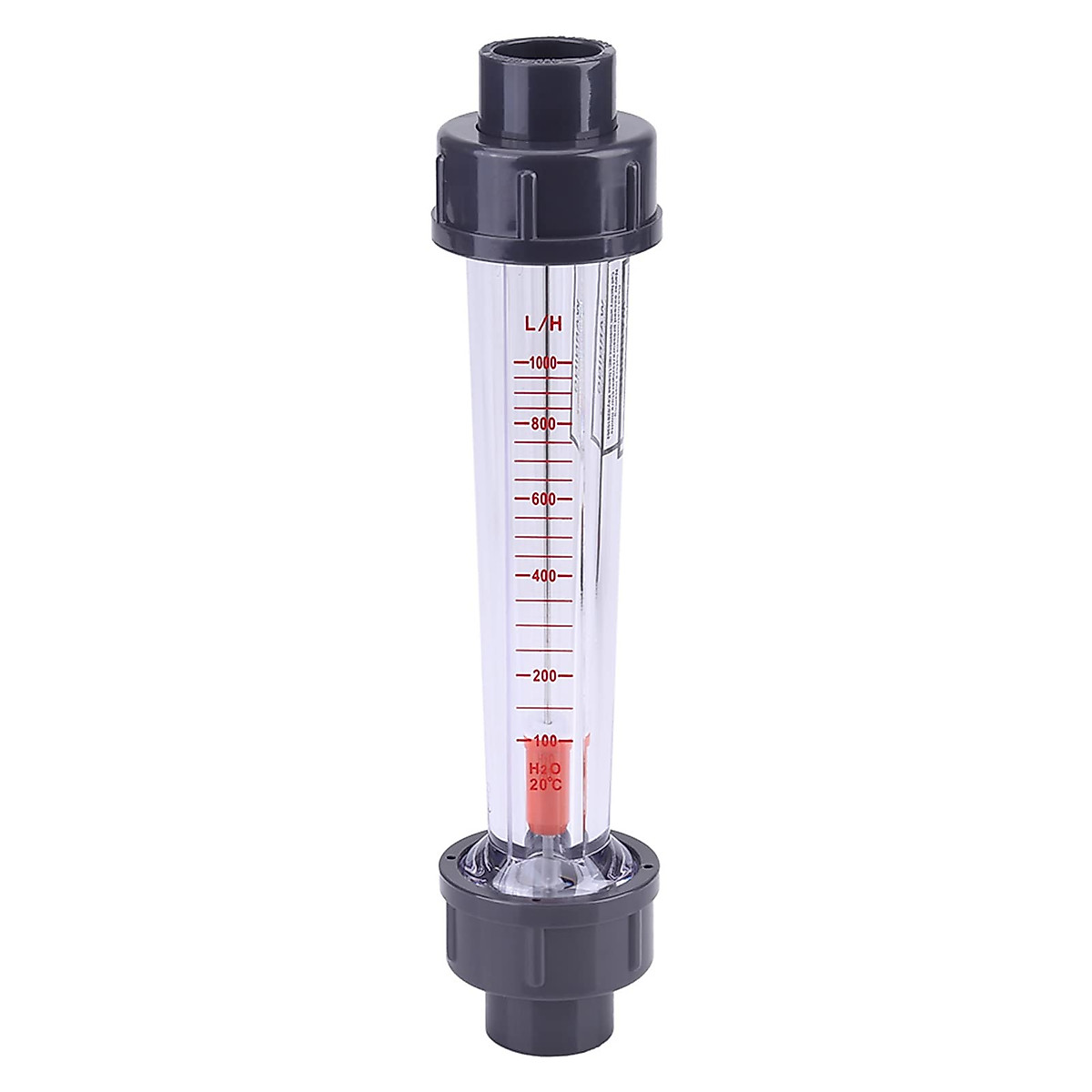 Water Meter River Meter Plastic Tube Type 100 1000L H Water Meter Flowmeter LZS 15D