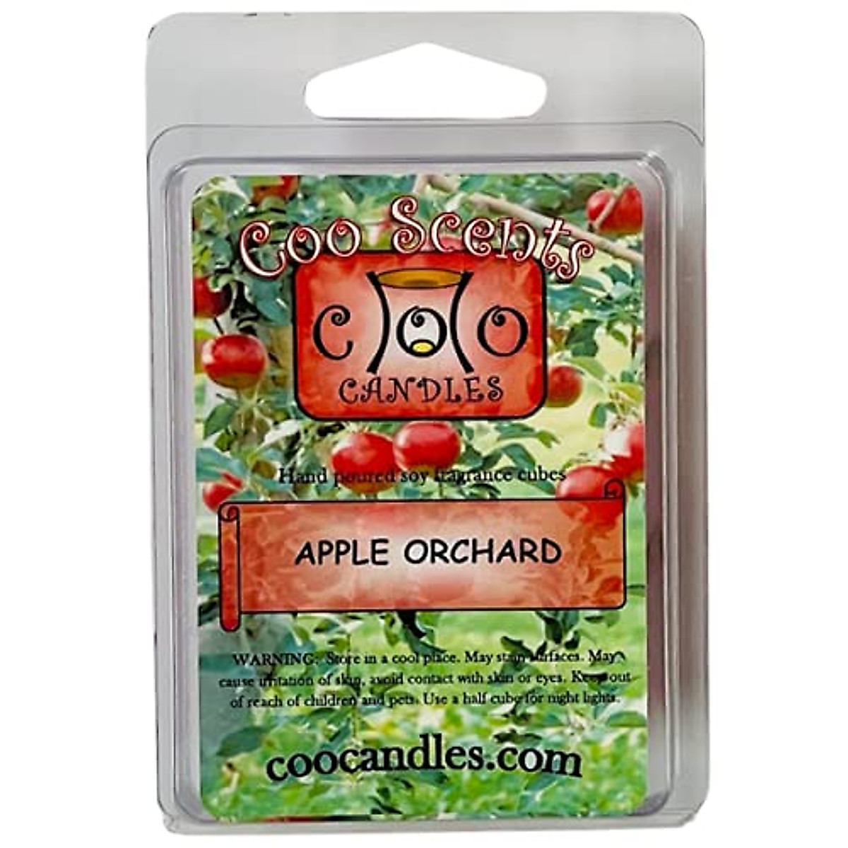 6 Pack Soy Blend Wickless Candle Wax Bar Tart Melts - Fruity Pack - Includes one 6 Cube Package of Each of Fruity Loops, Lemon Pucker, Mango Papaya, Pomegranate, Pineapple, and Apple Orchard