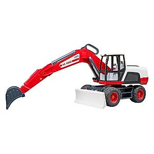 Bruder 03411 Wheeled Excavator Red/White