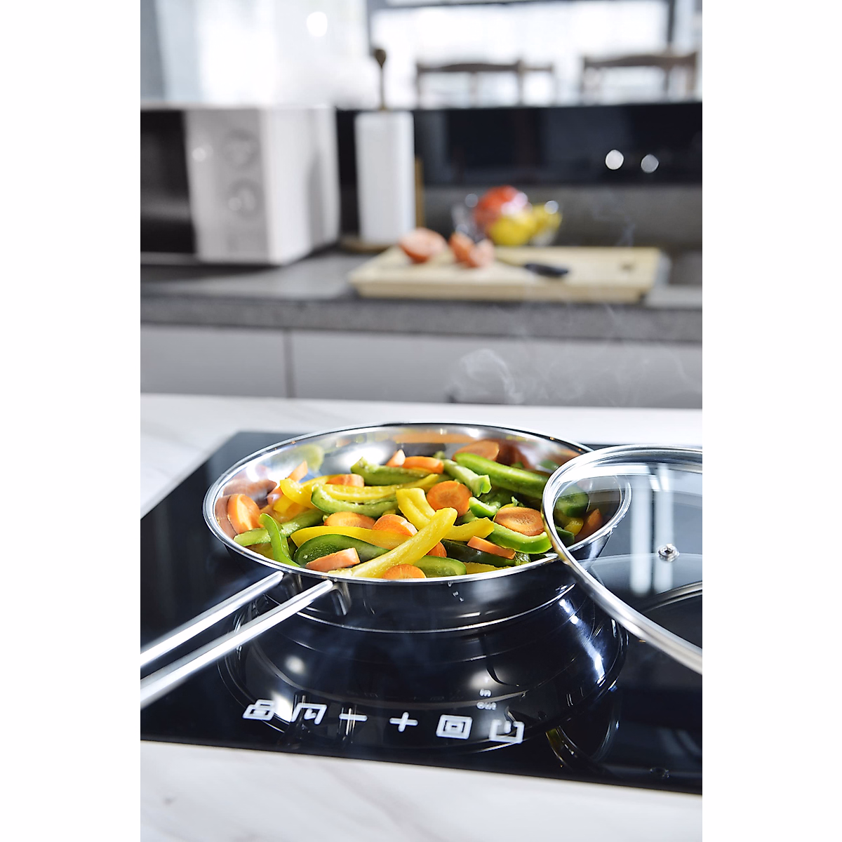 14 Pc Stainless Steel Cookware Set - stainless steel pots and pans set, cookware set Hungered Handle with Lids for Home and Restaurant