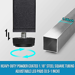 Aquzee Desk with Hutch, 55inch Computer Desks with Shelves, 4 Tiers Gaming Desk with Large Wood Desktop, Metal Legs, Ideal for Storage Study Work Writing Homework, White, 55Wx65Hx23.6D Inches