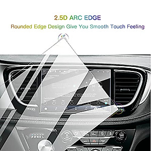 SKTU for 2021 2022 2023 Chrysler Pacifica Screen Protector Dodge Durango Uconnect 10.1In Navigation Display 2023 Chrysle r Pacifica Accessories Tempered Glass 9H Hardness Anti Glare & Scratch HD Clear Touch Screen Protective Film