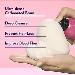 ELUXE Sparkling Scalp Shampoo for Hair Damage Repair – Carbonic Acid Shampoo for Frizzy or Damaged Hair, 7 Ounce (Pack of 1)