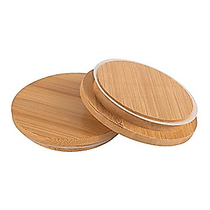 YeegfeyA Weck Jars - Weck Tulip Jars 1.5 Liter - Sour Dough Starter 2 Jars w/Wooden Lids