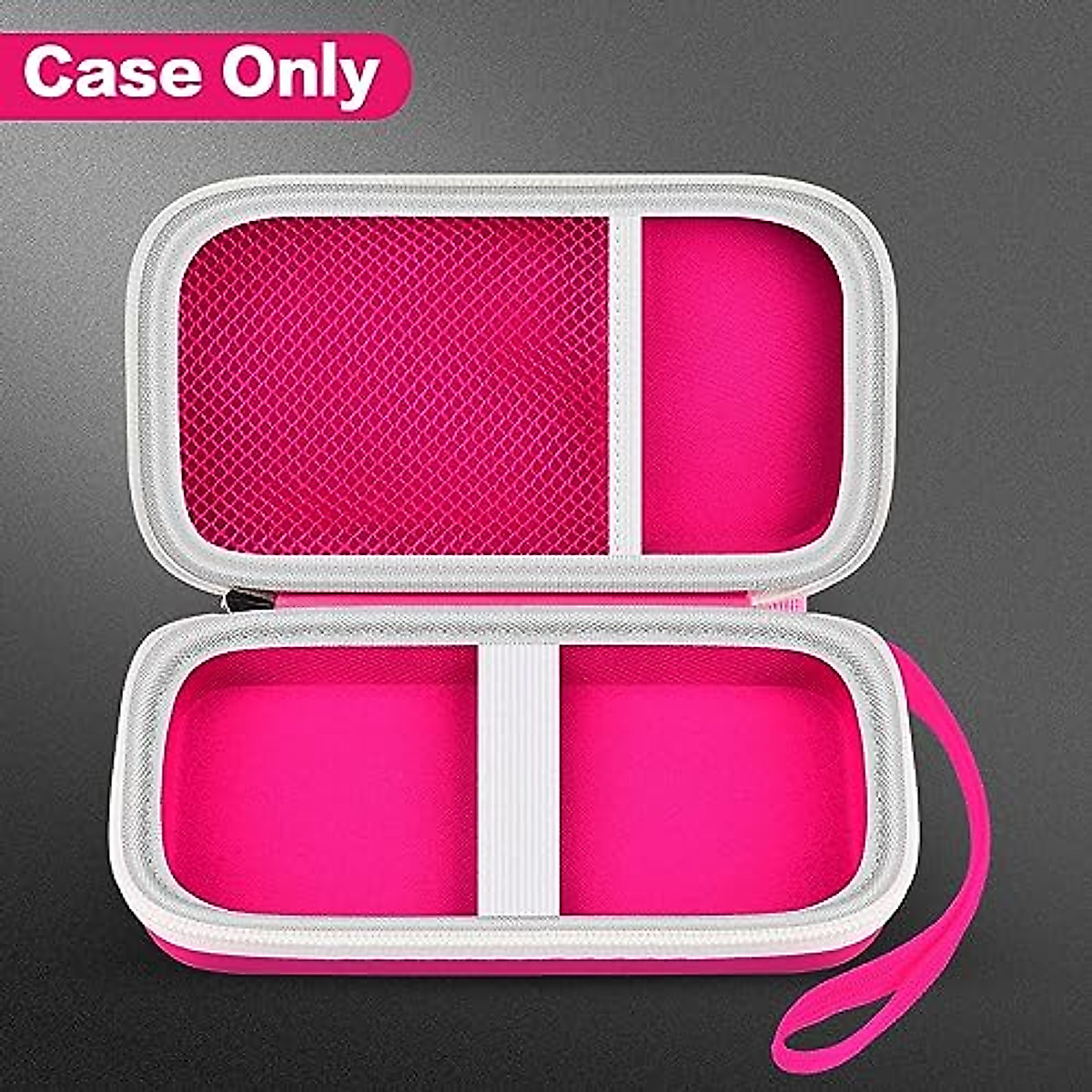 Case Only Compatible with Texas Instruments TI-30XIIS Scientific Calculator, Travel Office Calculators Storage Holder Bag with Extra Mesh Pocket for Pens, USB Cables and Accessories (Bag Only) - Red