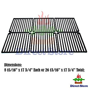 Direct Store Parts DC110 Polished Porcelain Coated Cast Iron Cooking Grid Replacement for Brinkmann, Charmglow Gas Grill