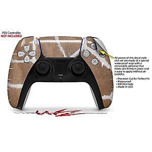 WraptorSkinz Skin Wrap compatible with Sony PS5 DualSense Controller Giraffe 02 (CONTROLLER NOT INCLUDED)