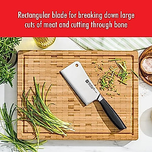 Zwilling All Star 6-inch Meat Cleaver Knife, Razor-Sharp German Knife, Made in Company-Owned German Factory with Special Formula Steel perfected for almost 300 Years, Rose Gold End Cap