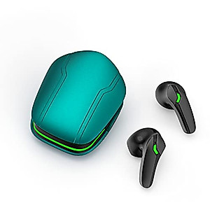 ZBC Earbuds Wireless Bluetooth in-Ear Headphones with 4 Microphones ENC Noise Cancelling Clear Calls Wireless Ear Buds 30H Playback IPX5 Waterproof Sports Stereo Earphones for iPhone Android (Green)