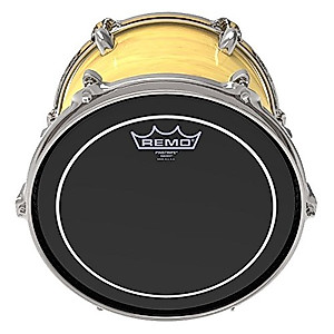 Remo ES0614PS Ebony Pinstripe Drum Head, 14-Inch
