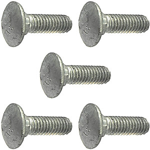 5/16-18 x 3 Carriage Bolts and Nuts Hot Dip Galvanized Quantity 250