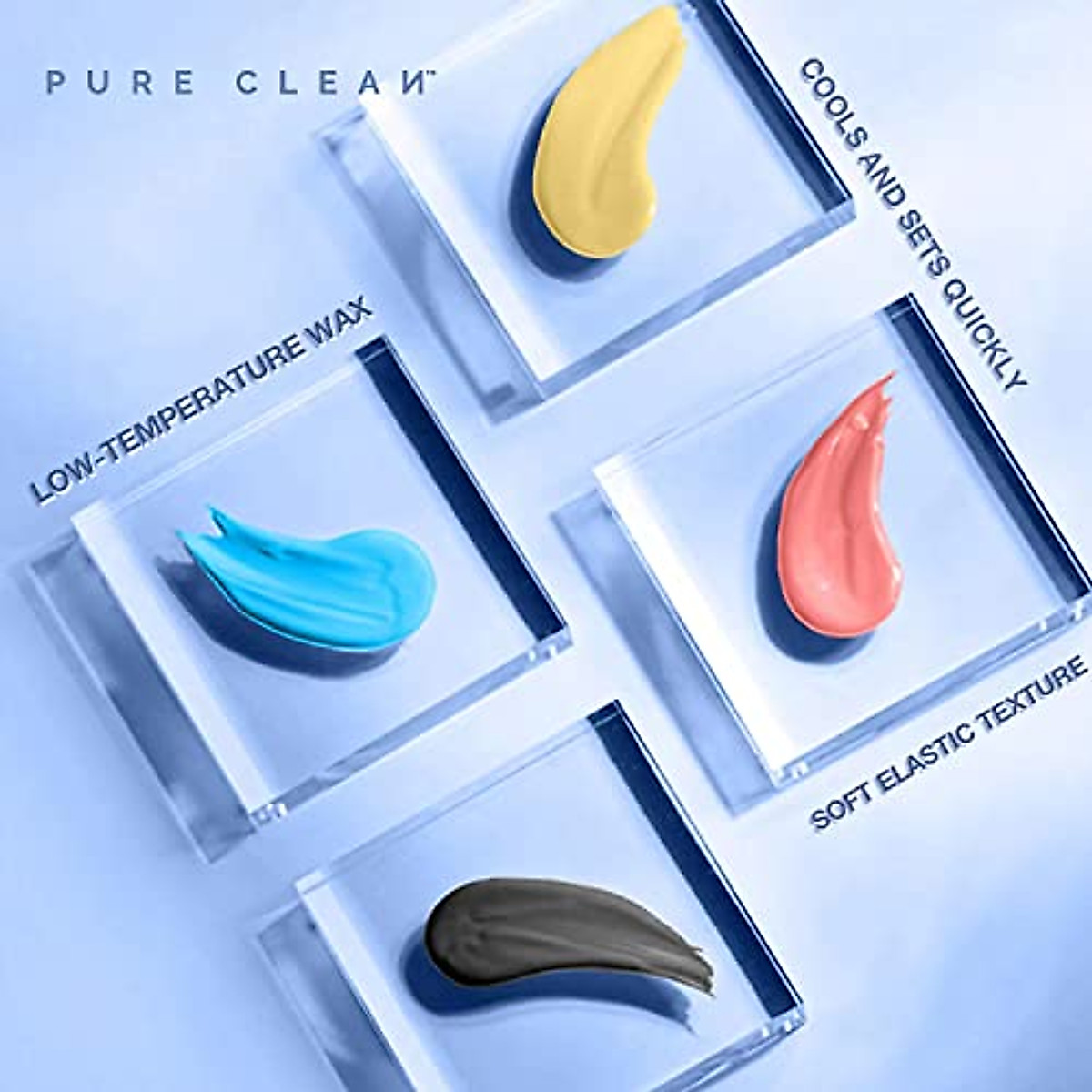 Wax Warmer, PURECLEAN Hair Removal Home Waxing Kit, Hard Wax Kit with 4 Formula Wax Beads for Body Women Men at Home Waxing