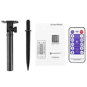 Indoor Outdoor Fairy Lights, Solar Patio Lights Warm White Outdoor Garden Solar Lights with Remote Control for Home