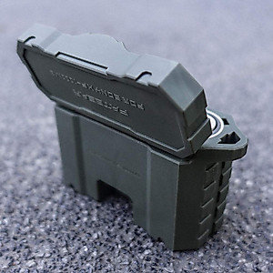 FATBEAR Designed for Sony WF-1000XM3 Tactical Military Grade Drop Protection Thick Solid Armor Cover Case Shell (Green)