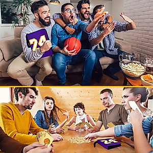 Basketball Card Binder 4 Pocket, 8#24 Sports Trading Card Holder with 50 Removable Sleeves Fits 400 Cards, Basketball Card Collection Album Storage Case Book Protectors for Kids Gift (Purple)