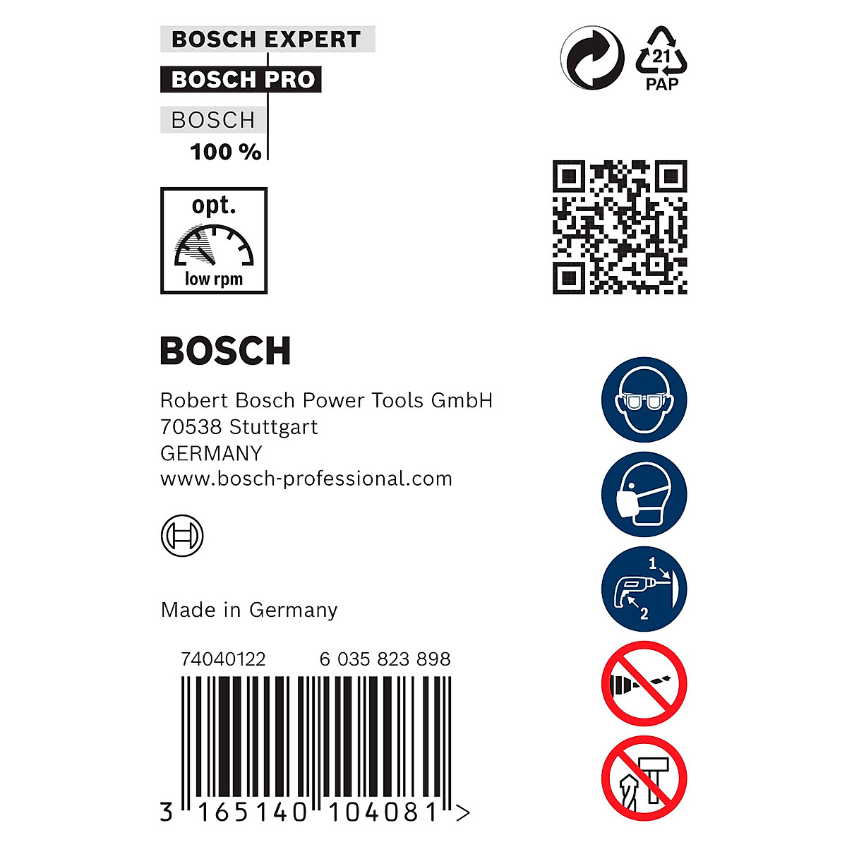Bosch 2608597414 Formwork Drill Bit SDS+ 24mmx15.75In