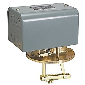 Square D by Schneider Electric 9038DG8 Closed Tank Mechanical Alternator, Flange Top Mount, NEMA 1, 2-5/8" Min. Water Level Change Post Length, Contacts Close on Rise