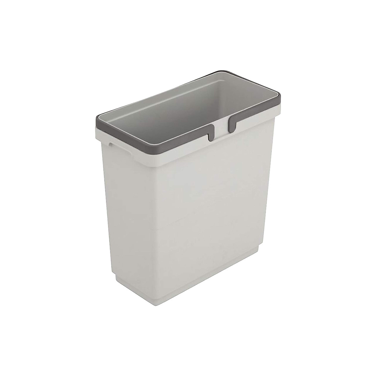 Rok Salice Kitchen Cabinet Soft Close Heavy Duty Frameless Waste Recycle Bin Trash Can Pull Out Organizer Container QPAM12135C (Single 12" (35 Quart Bin)