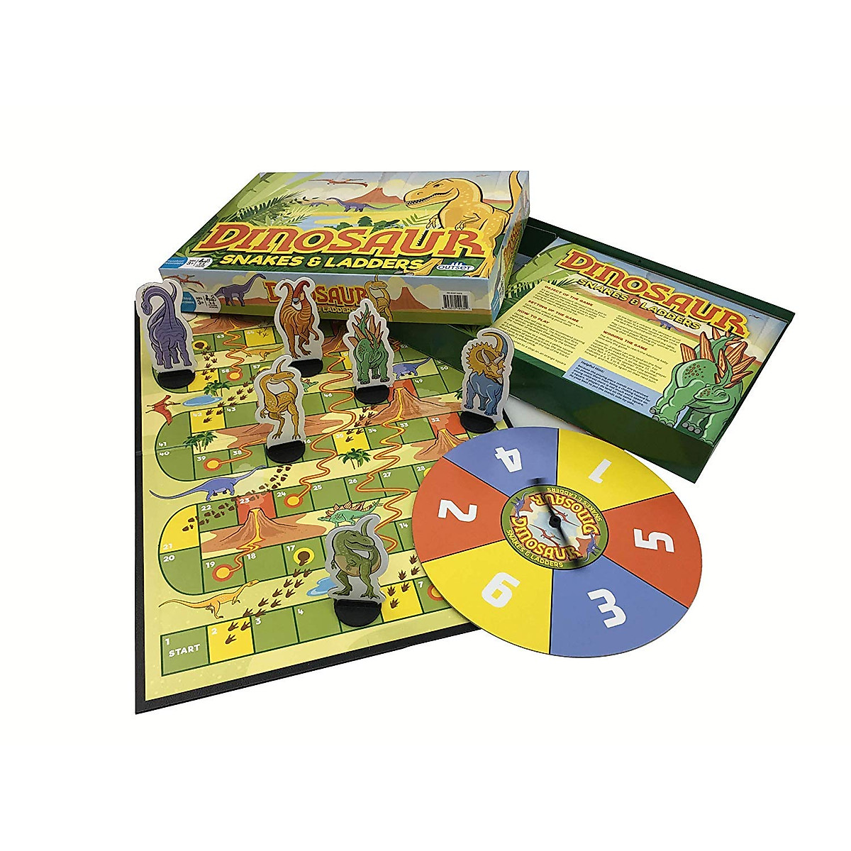 Outset Media Dinosaur Snakes and Ladders Game