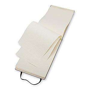 Moleskine Classic Notebook, Hard Cover, Large (5" x 8.25") Ruled/Lined, Black, 240 Pages