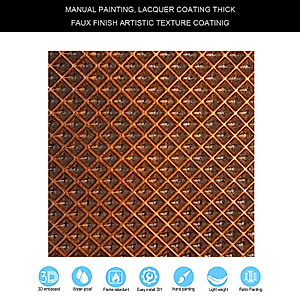 Tin-Look Ceiling Tiles Farmhouse Tin Ceiling Tiles for Cafe Club Salon Hotel Store Bar 2'x2' PL20 Archaic Copper 10pcs