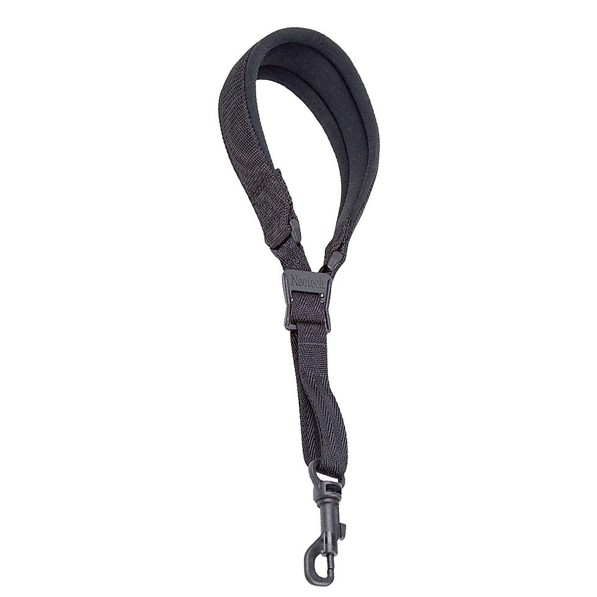 Neotech Pad-It Strap, Black, X-Long, Swivel Hook Saxophone Strap (3901172)